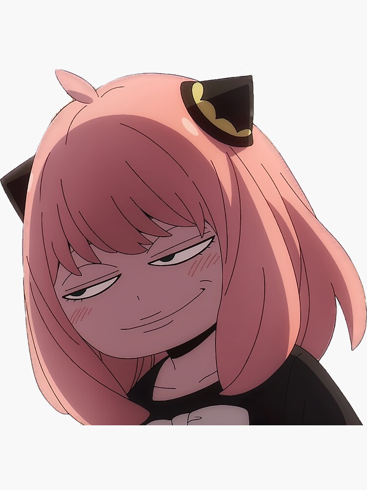 "Anya planning - SPY x FAMILY" Sticker for Sale by DucDreamer | Redbubble