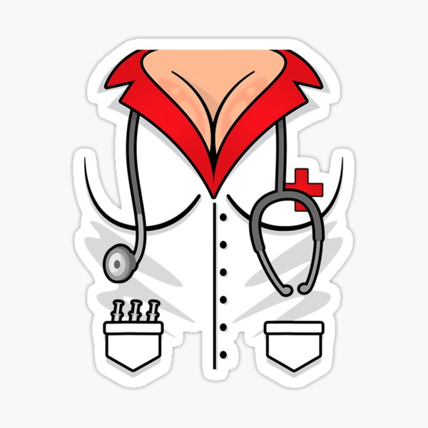 Sexy Nurse Costumes Naughty Nurse Costume Nurse Halloween Sticker For Sale By Shamefulsaving6