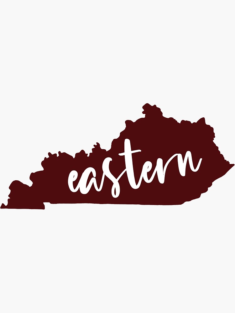 "eastern kentucky sticker" Sticker for Sale by abbiwernert | Redbubble