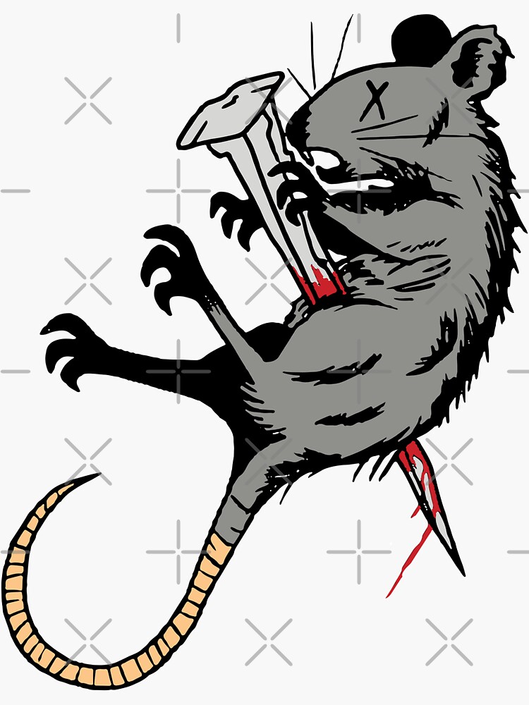 "Rat, Killer, mouse, None title, (B)" Sticker for Sale by Vaccine1900 ...