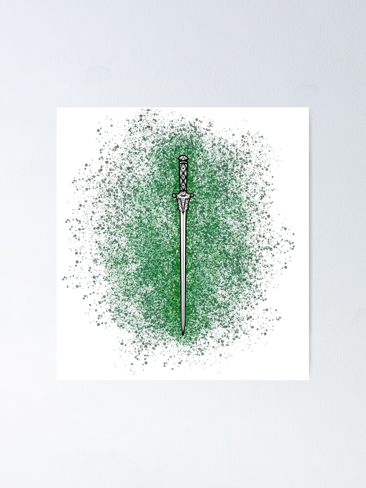 "Sword colour splash 15" Poster for Sale by TammyJX | Redbubble