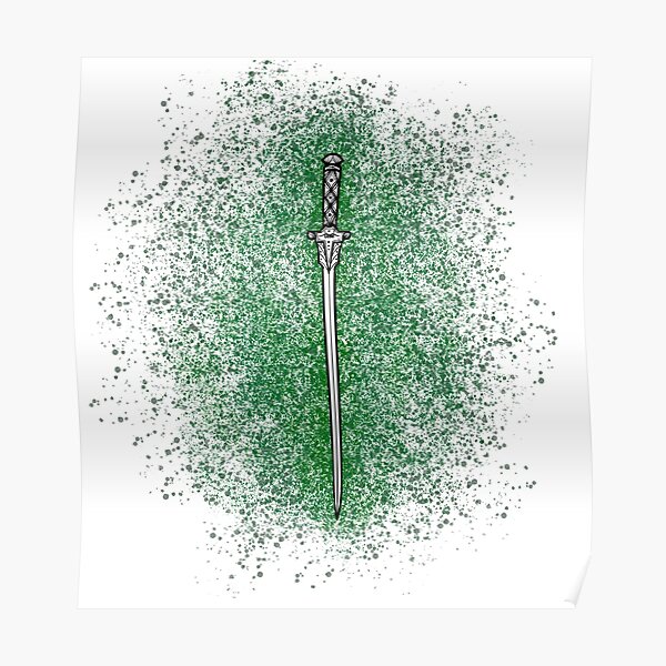 "Sword colour splash 15" Poster for Sale by TammyJX | Redbubble