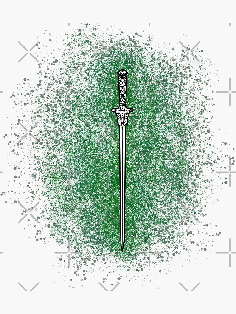 "Sword colour splash 15" Sticker for Sale by TammyJX | Redbubble
