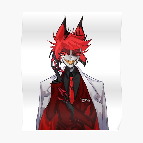 "Hazbin Hotel Alastor" Poster for Sale by Otaku-Area | Redbubble