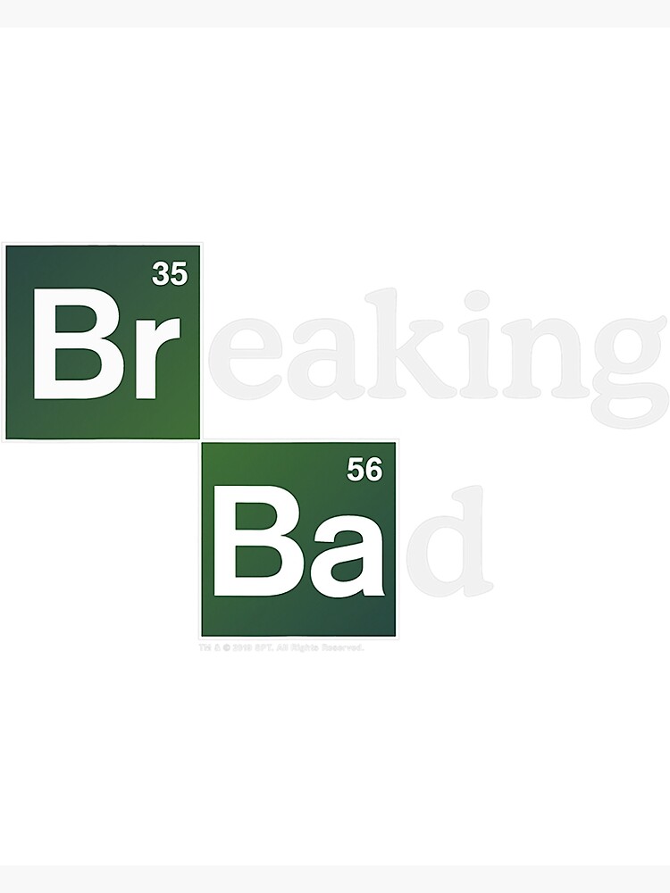 "Breaking Bad Periodic Square Logo" Poster for Sale by knauf3bts ...