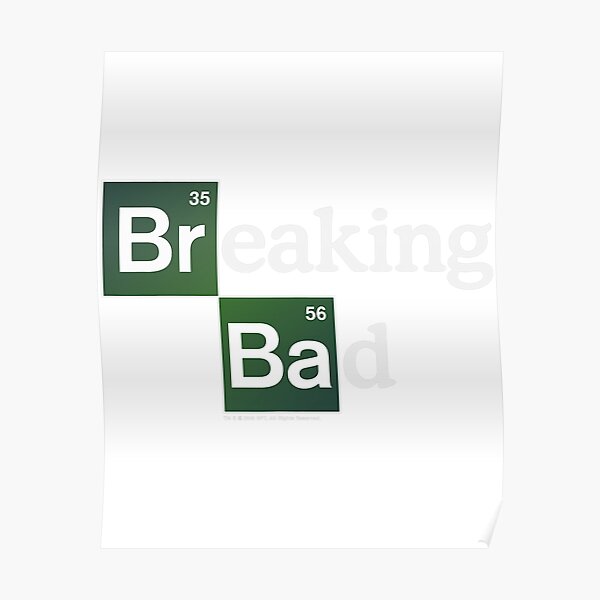"Breaking Bad Periodic Square Logo" Poster for Sale by knauf3bts ...