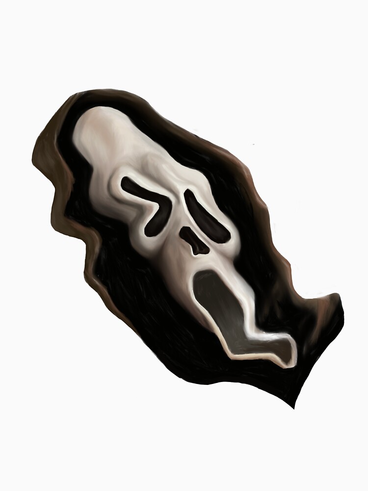 "Distorted portrait of Ghost Face" T-shirt for Sale by TKArtwork ...