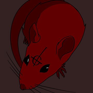 "Ghost Rat" Sticker for Sale by Timelodge | Redbubble