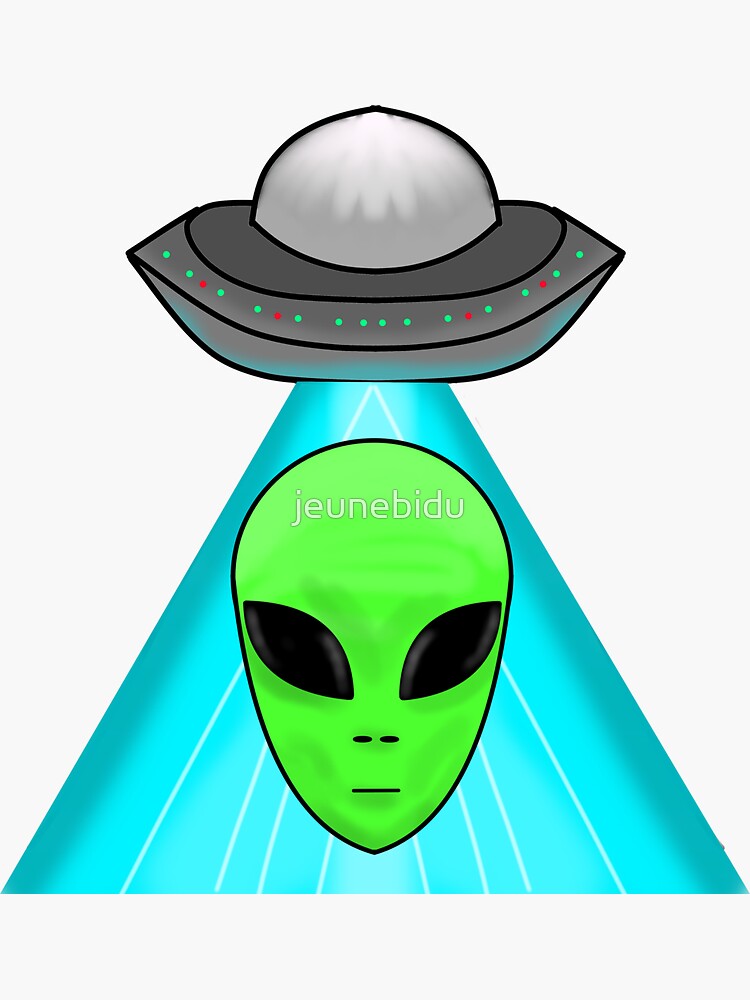 "Alien Scoop" Sticker for Sale by jeunebidu | Redbubble