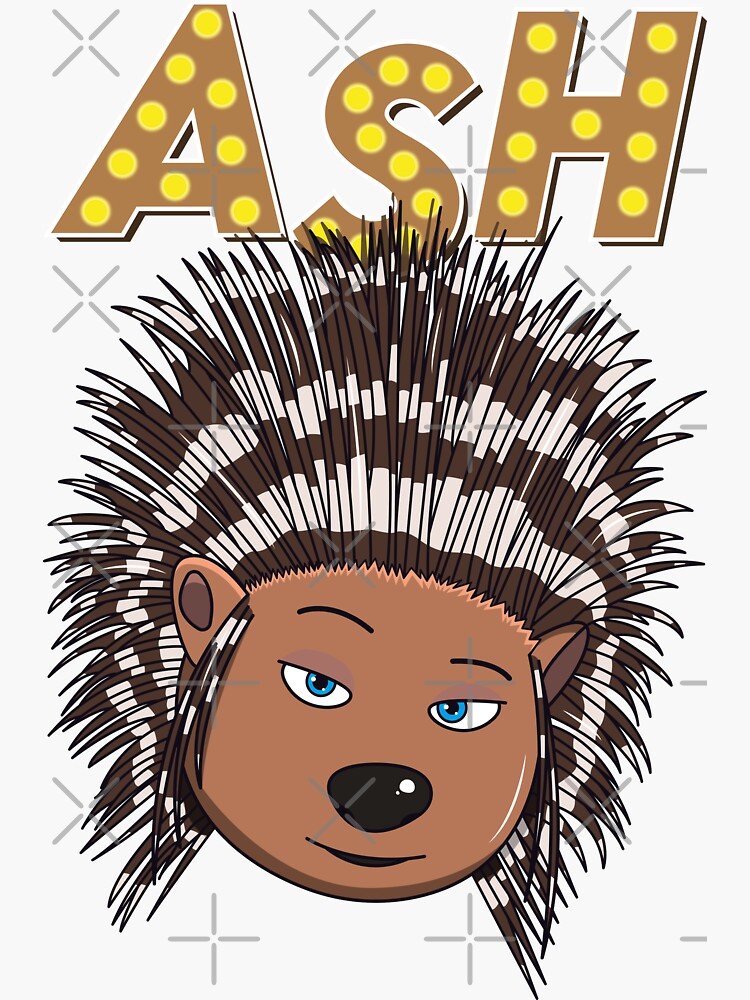 "Ash-Sing" Sticker by Necronder | Redbubble