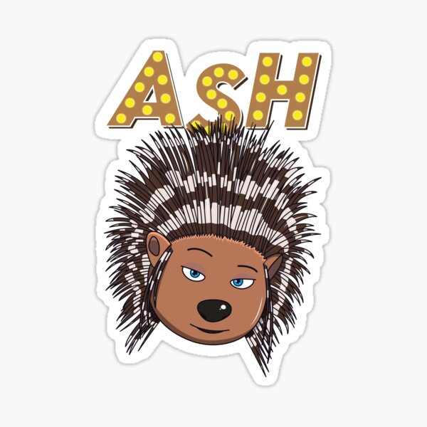 "Ash-Sing" Sticker by Necronder | Redbubble