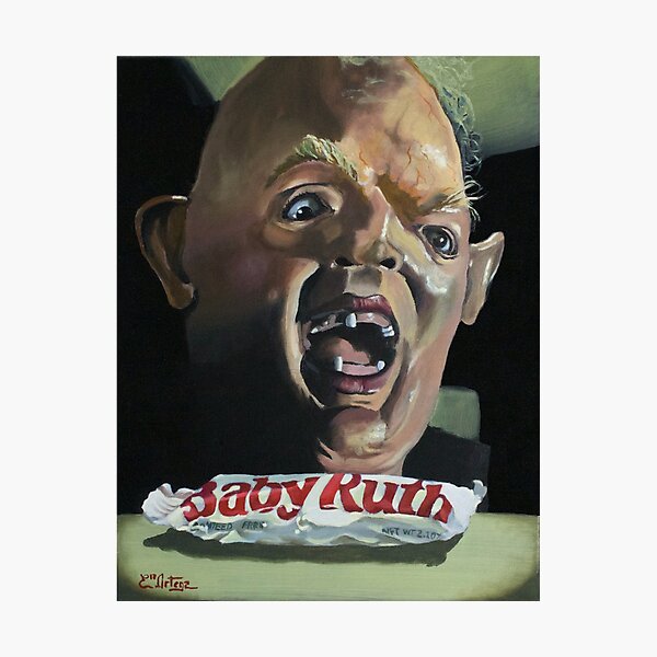 "The Goonies Sloth Baby Ruth artwork" Photographic Print by MakeLife ...