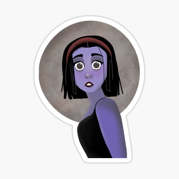 "Ghoulish Girl" Sticker for Sale by OopsieArt | Redbubble