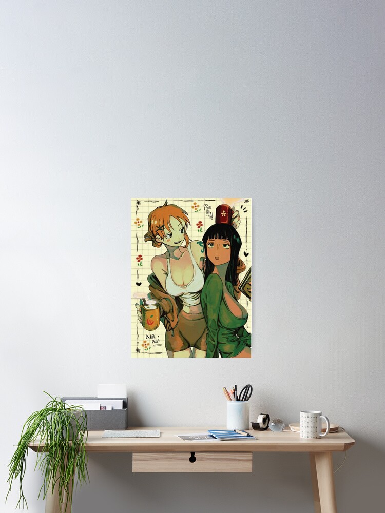 "nami and robin" Poster for Sale by animervd1 | Redbubble