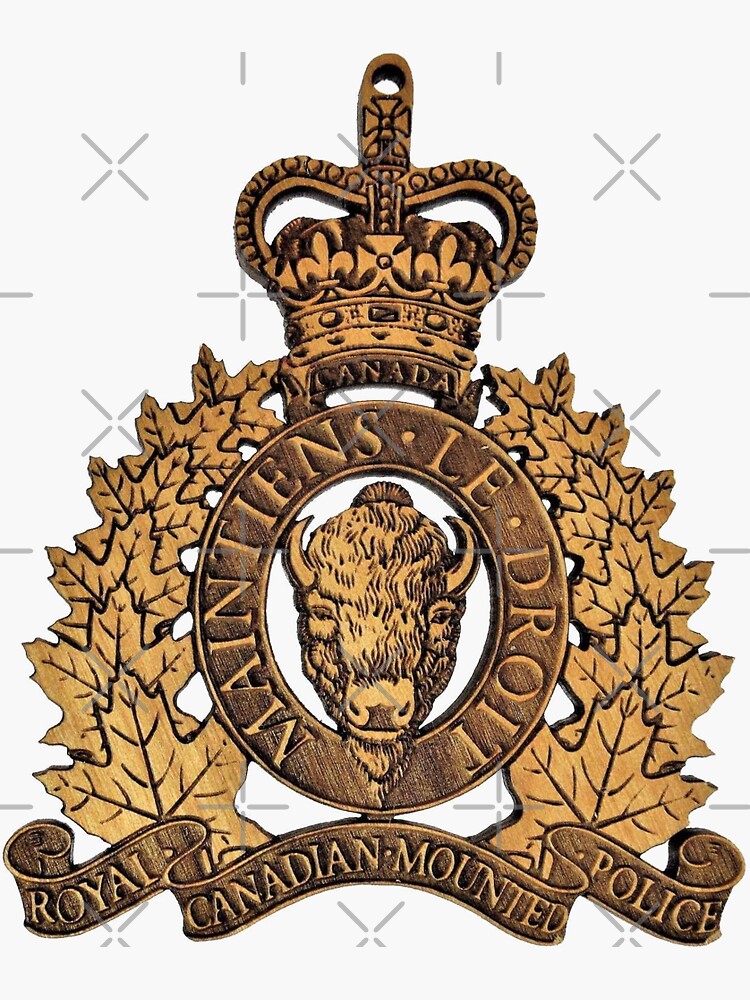 "Copy of Royal Canadian Mounted Police RCMP" Sticker for Sale by Zeddz ...