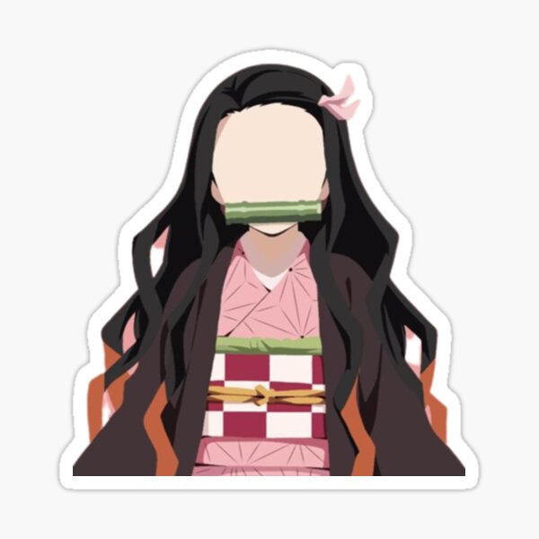 " NEZUKO KAMADO DESIGN" Sticker for Sale by allwhatiwant4 | Redbubble