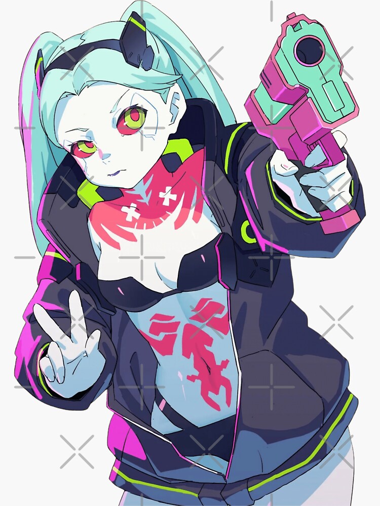 " rebecca - cyberpunk edgerunners" Sticker for Sale by Oliviaroso | Redbubble