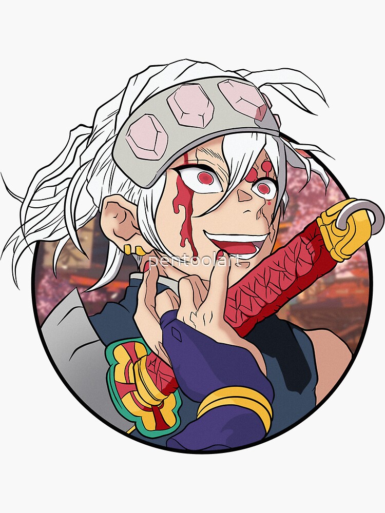 "Uzui Tenge" Sticker for Sale by pentoolart | Redbubble