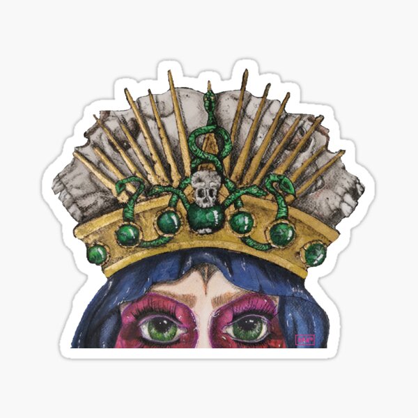 "The queen of vanities" Sticker for Sale by VisualForAll | Redbubble