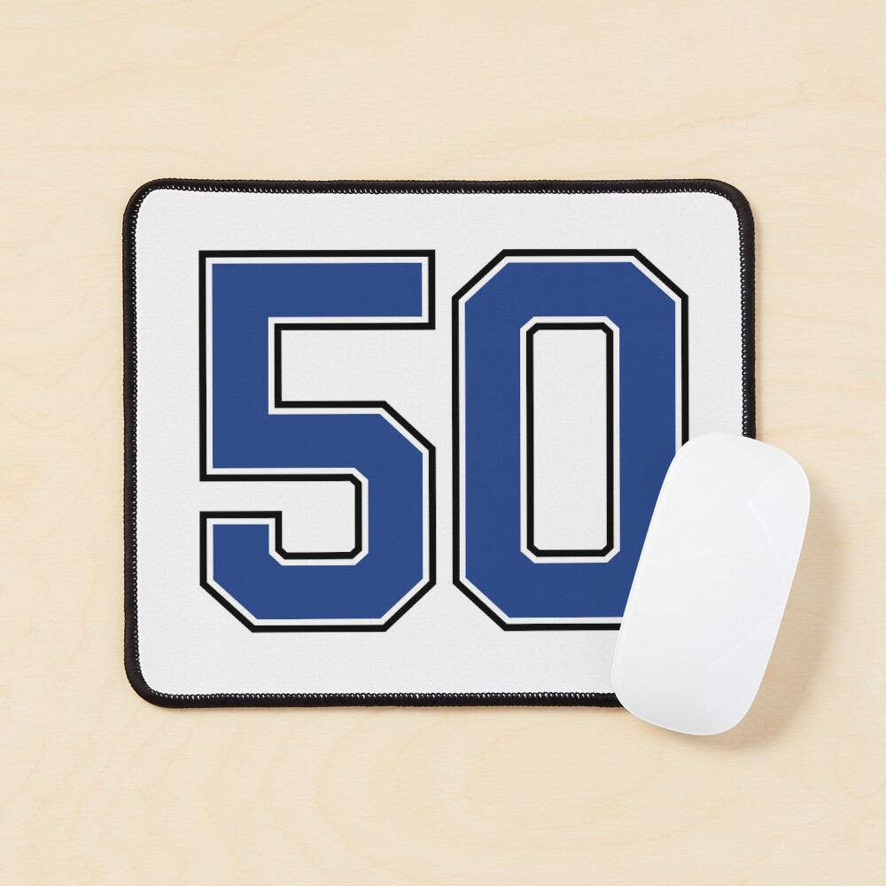 "Number 50 lucky sports jersey fifty" Sticker for Sale by HeavyStyle ...
