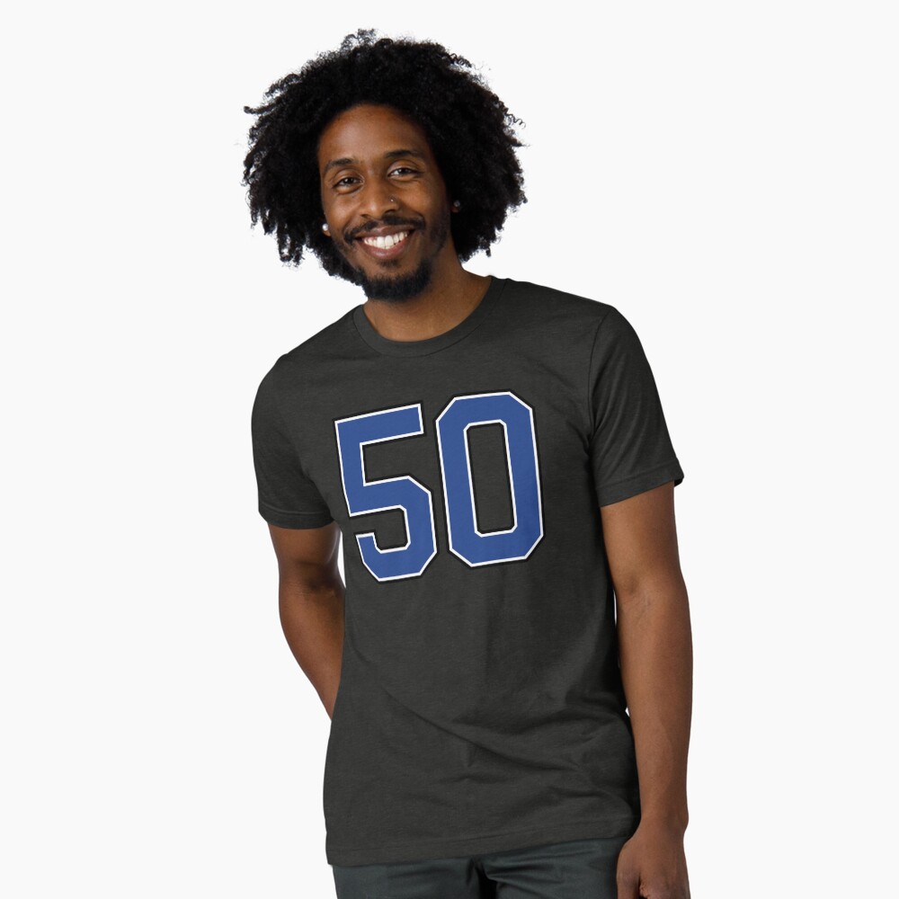 "Number 50 lucky sports jersey fifty" Sticker for Sale by HeavyStyle ...