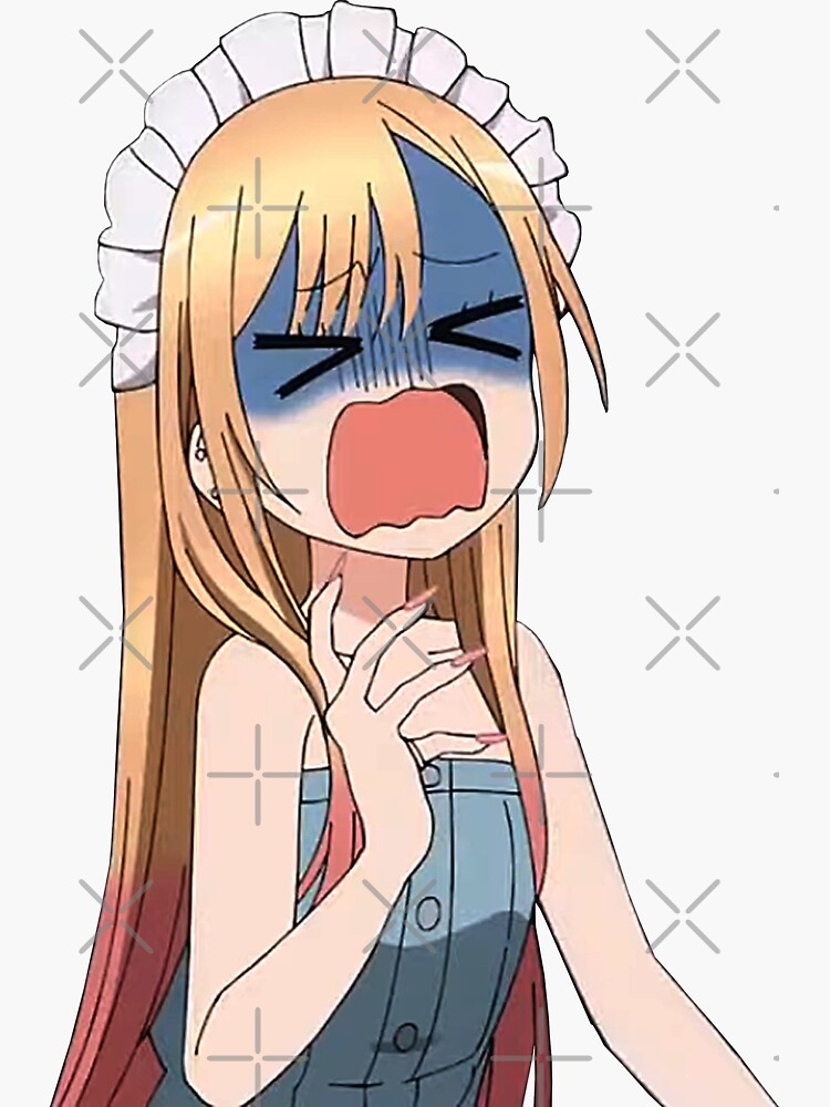 "Cute Kitagawa surprised" Sticker for Sale by Fallbackdown | Redbubble