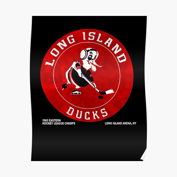 "Long Island Ducks Hockey Team Gift Idea Classic Retro " Poster for ...
