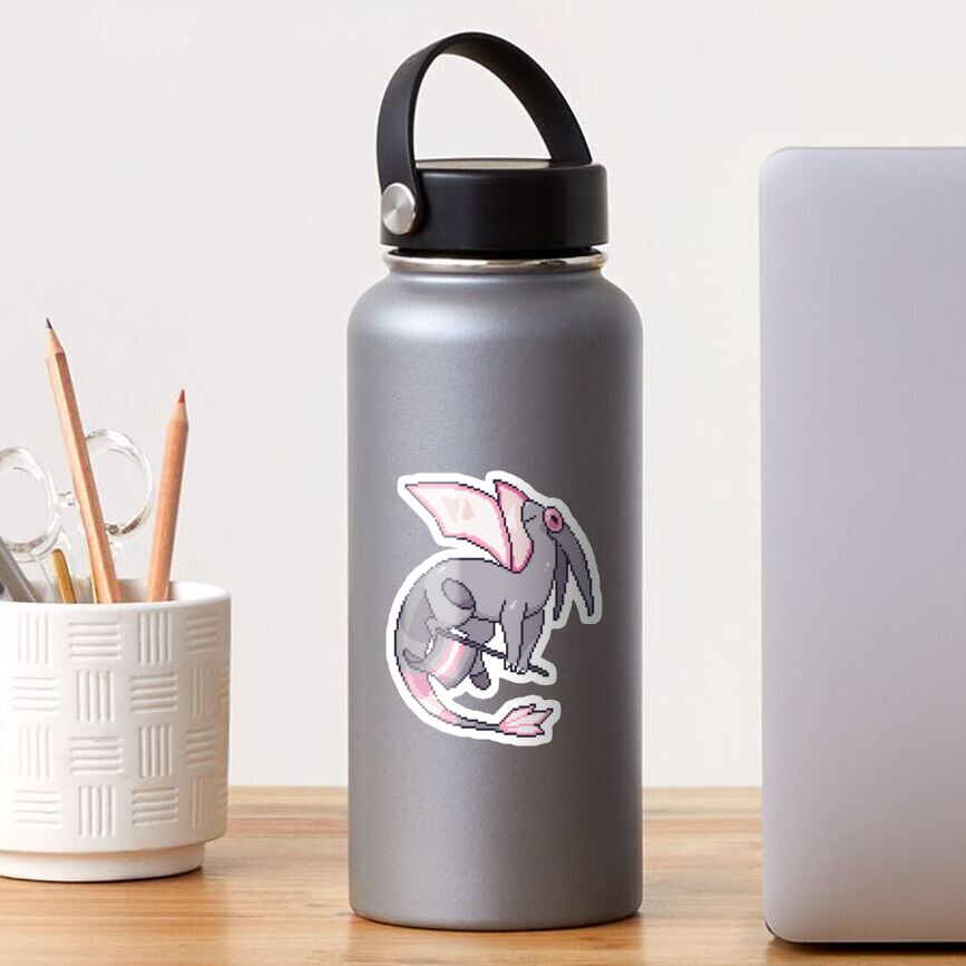 "Demigirl Pride Dragon" Sticker for Sale by fishsticxz | Redbubble