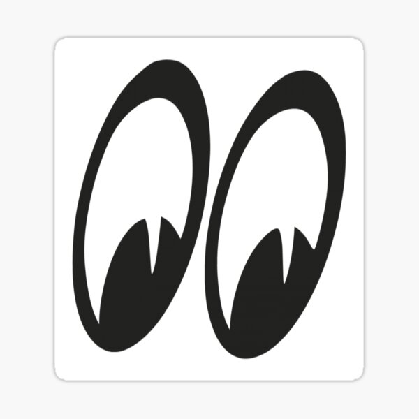 "moon, eyes" Sticker for Sale by FATYZA004 | Redbubble