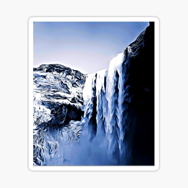"Waterfalls" Sticker for Sale by LoCoShOpi | Redbubble