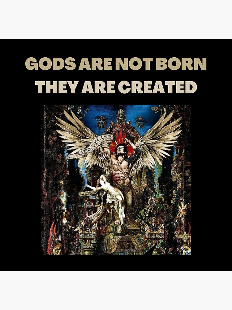 "Zyzz aesthetic god GODS ARE NOT BORN THEY ARE CREATED" Photographic ...