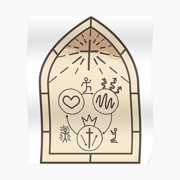 "Three Circles Gospel Sticker Symbol Art" Poster for Sale by MrEddie10 ...