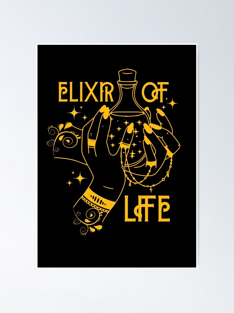 "Elixir of life grunge goth aesthetic dark academia " Poster for Sale by VirtuStore | Redbubble
