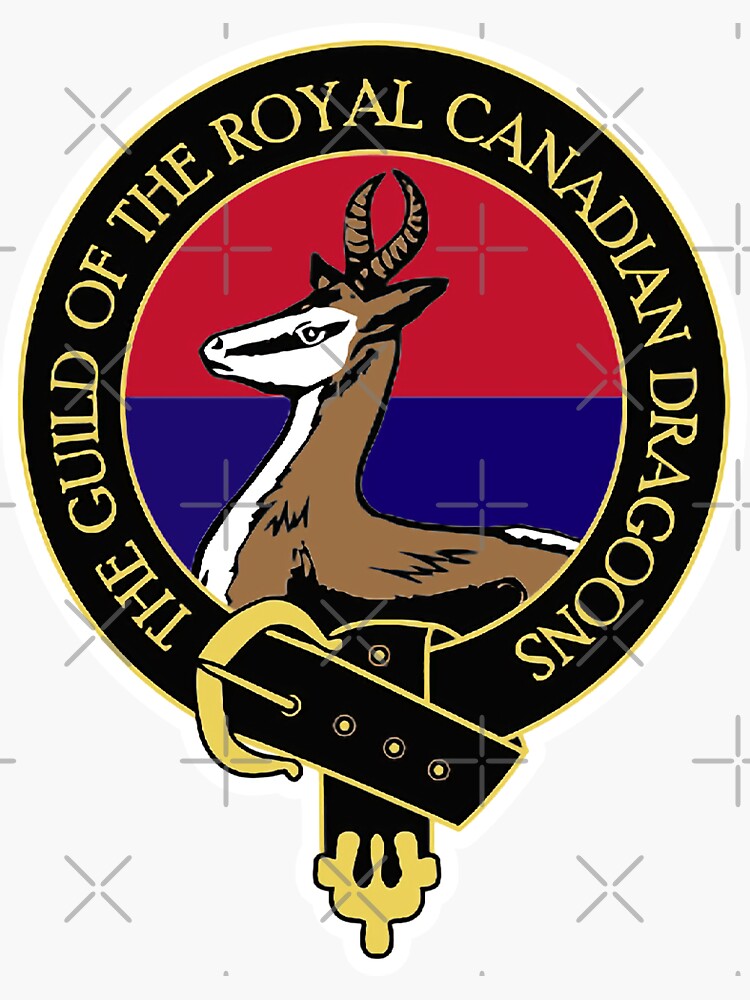 "royal canadian dragoons RCD" Sticker for Sale by Zeddz | Redbubble