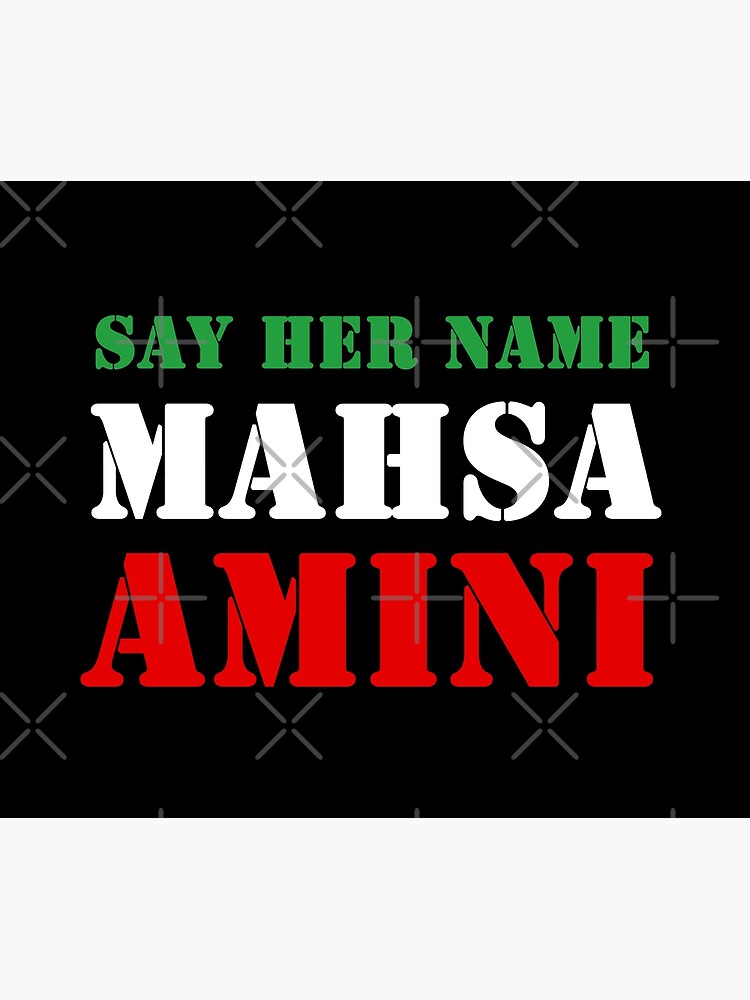 "Say Her Name Mahsa Amini" Art Print for Sale by ValentinaHramov ...