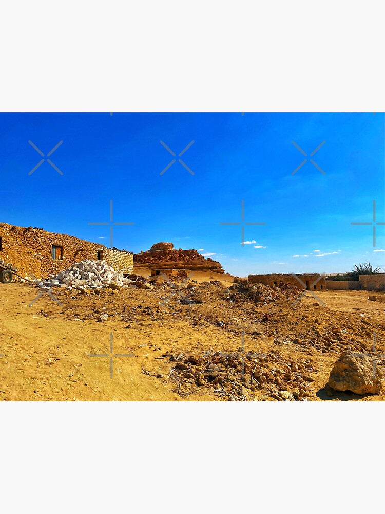 "Abundant area full of rocks and mountains in Siwa, Egypt " Sticker for ...