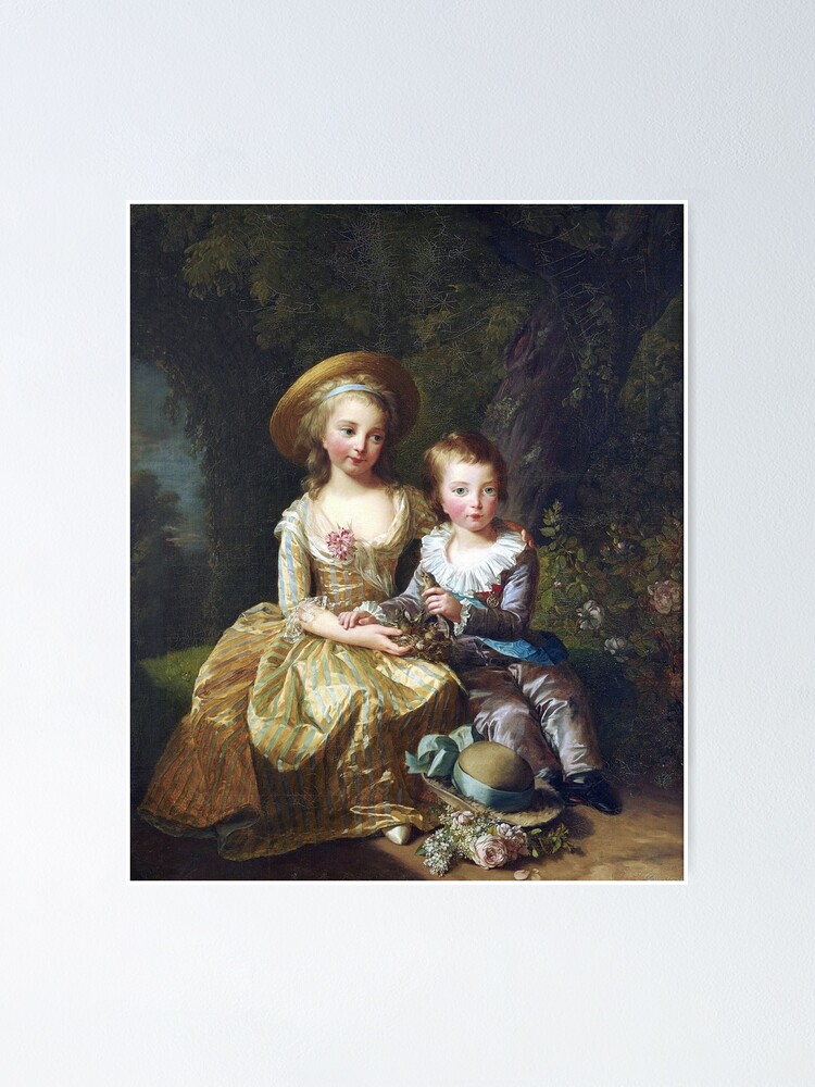 Póster «Madame Royale y Louis Joseph, Delfín de Francia (1784 ...