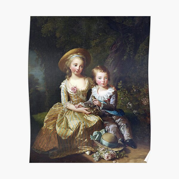 Póster «Madame Royale y Louis Joseph, Delfín de Francia (1784 ...