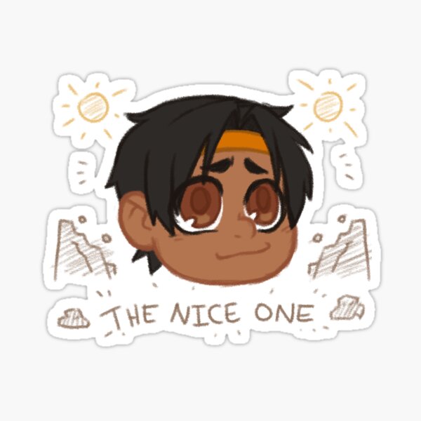 "Hunk: the Nice One" Sticker for Sale by KernalKrispy | Redbubble