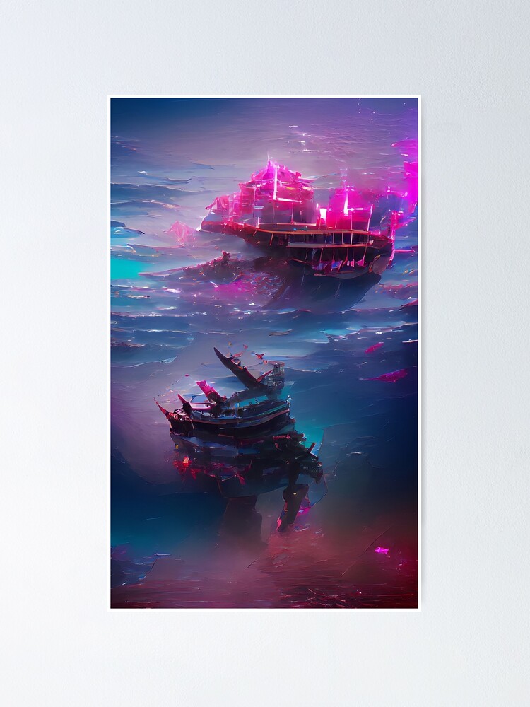"The Magic Ship" Poster for Sale by Nature1Galaxy | Redbubble
