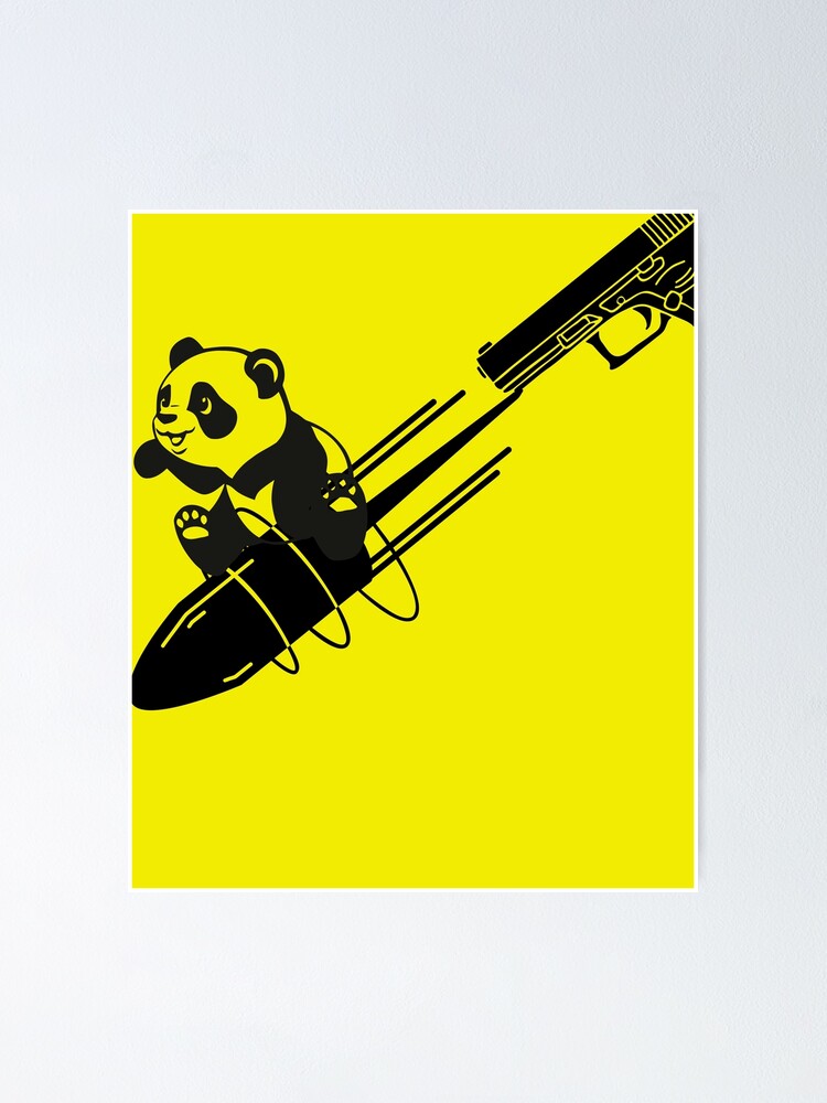 Panda Guns Poster Banksy Banksy Panda Guns Posters For Sale