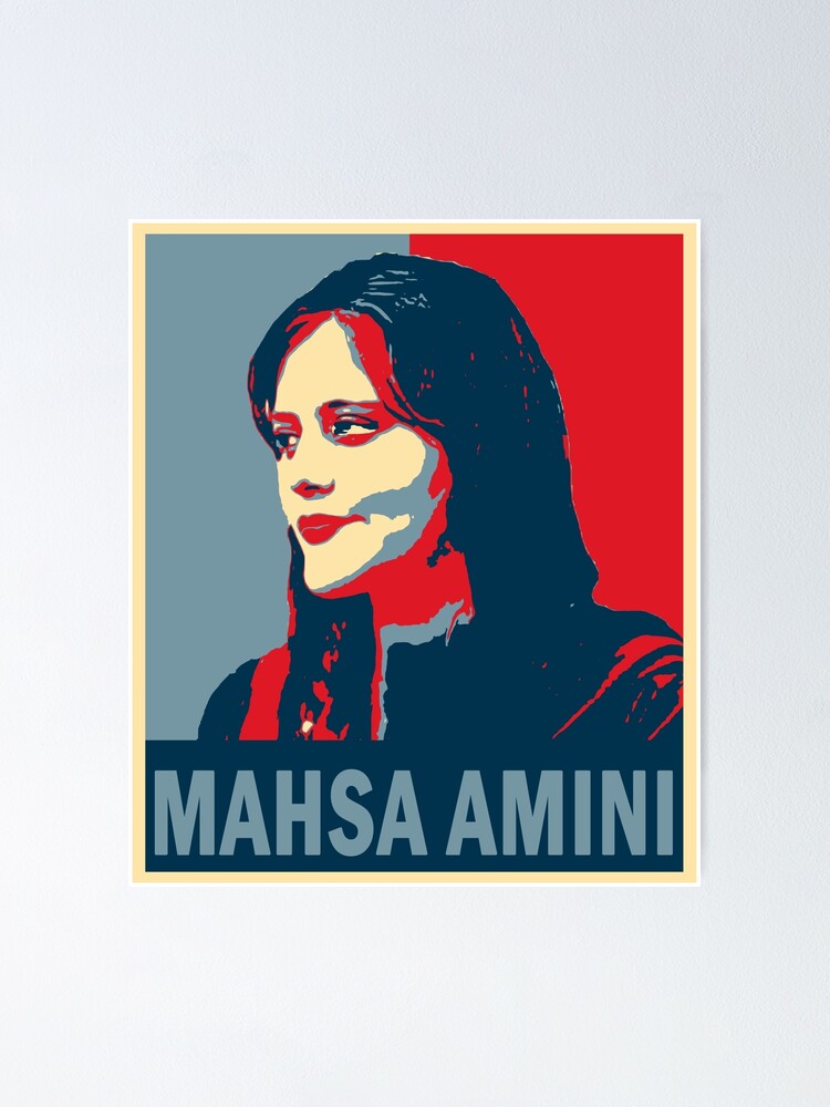 "Mahsa Amini" Poster for Sale by ValentinaHramov | Redbubble