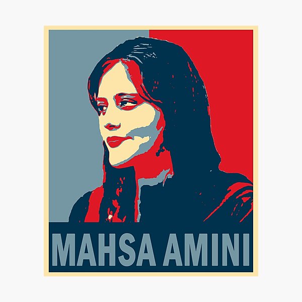 "Mahsa Amini" Photographic Print for Sale by ValentinaHramov | Redbubble