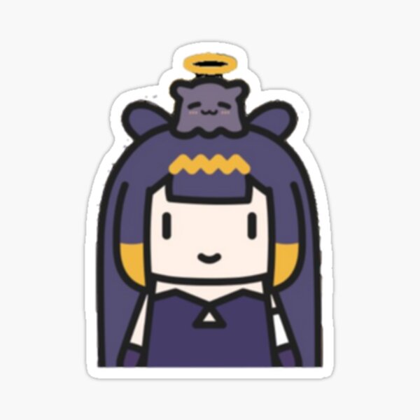 "Ninomae Inanis Ina'nis Peeker Hololive Tentacle girl" Sticker for Sale ...