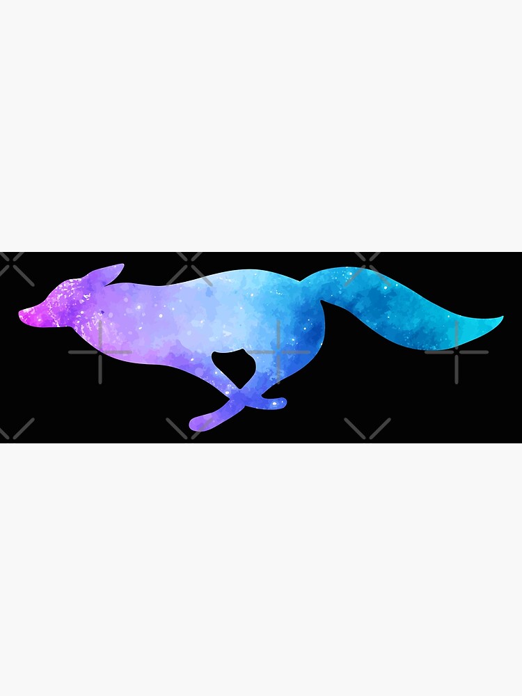 "Galaxy Fox" Poster for Sale by AdoptCat | Redbubble