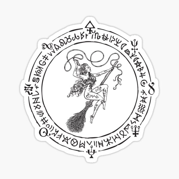 "Sigil Witch" Sticker for Sale by Lylabean22 | Redbubble