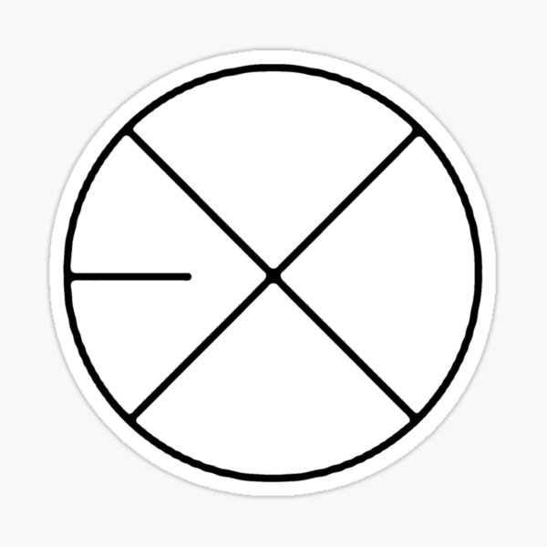 "EXO Logo " Sticker for Sale by tsukihina | Redbubble