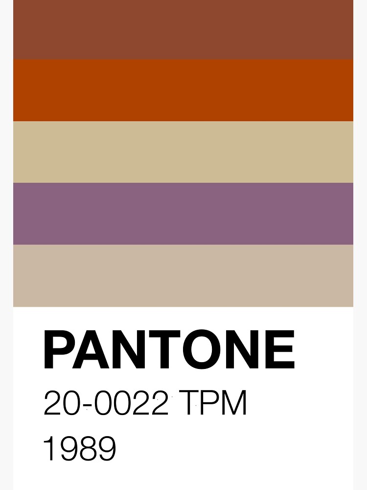 "1989 Pantone Color Palette" Sticker for Sale by muellix | Redbubble