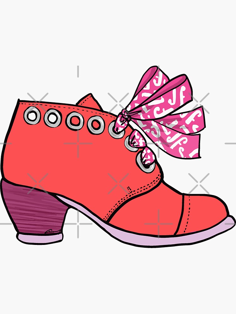 "Fluevog Pandora Bootie" Sticker for Sale by anne m bray | Redbubble