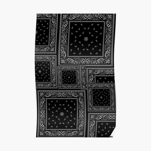"Black bandana" Poster for Sale by Street Style | Redbubble